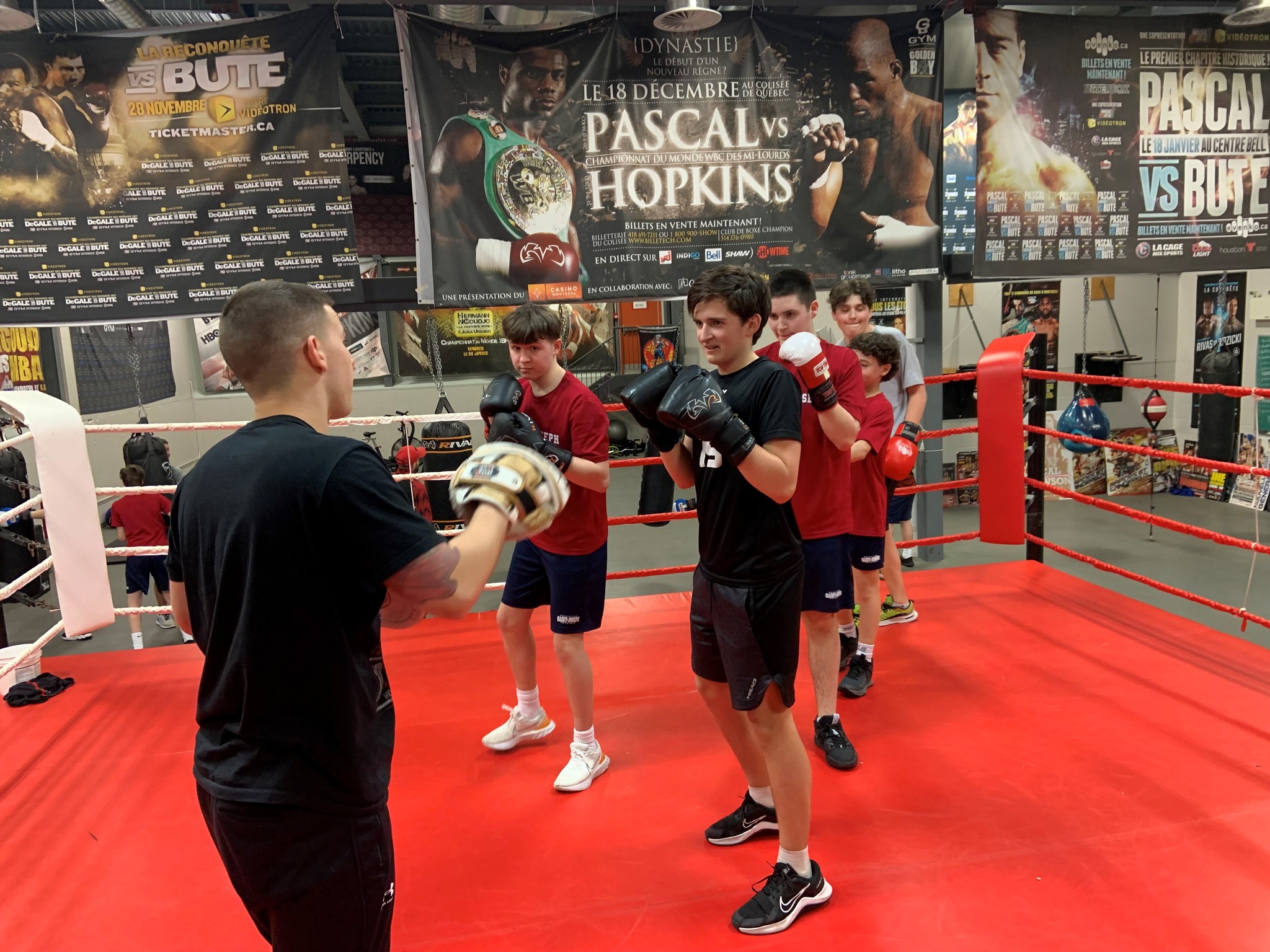 Une séance type de boxeur - École secondaire Saint-Joseph